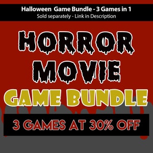 Halloween Trivia Game, Horror Movie Guessing Game, Halloween Quiz Night ...
