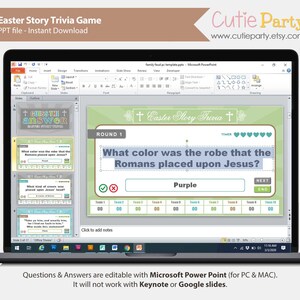 Easter Story Trivia, Easter Story Guessing Game, Virtual Easter Bible ...
