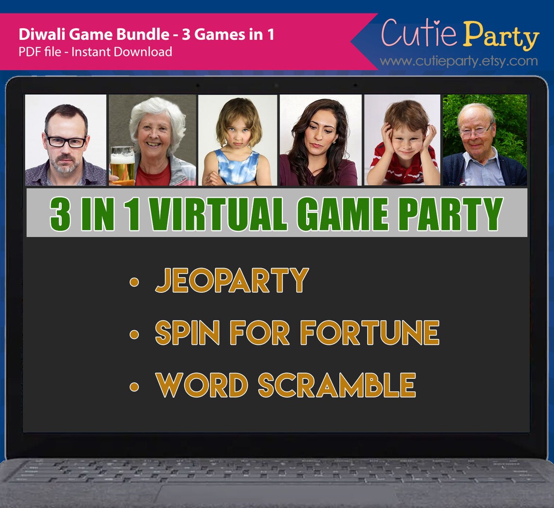 Diwali Party Games, Virtual Game Party, Diwali Party Game Bundle ...
