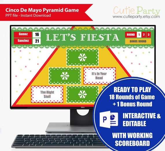 Cinco De Mayo Pyramid Game Mexican Party Trivia Virtual - Etsy
