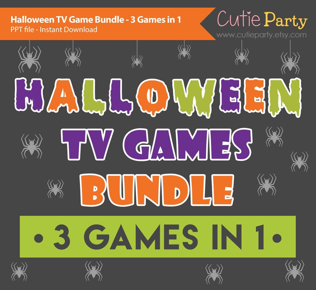 Halloween Party Games, Halloween TV Game Show, Virtual Game Party ...