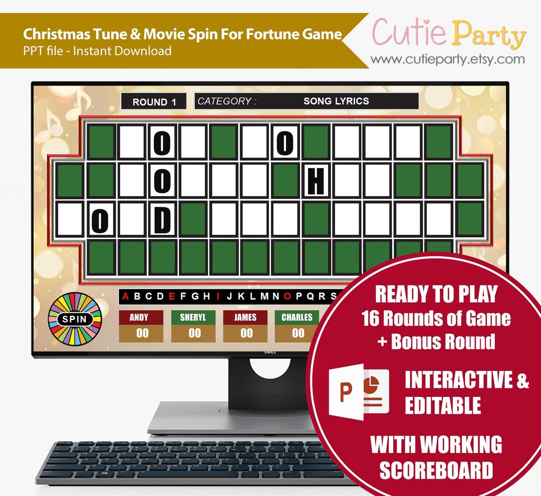 Wheel of Fortune, Christmas Wheel of Fortune, Christmas Movie Trivia ...