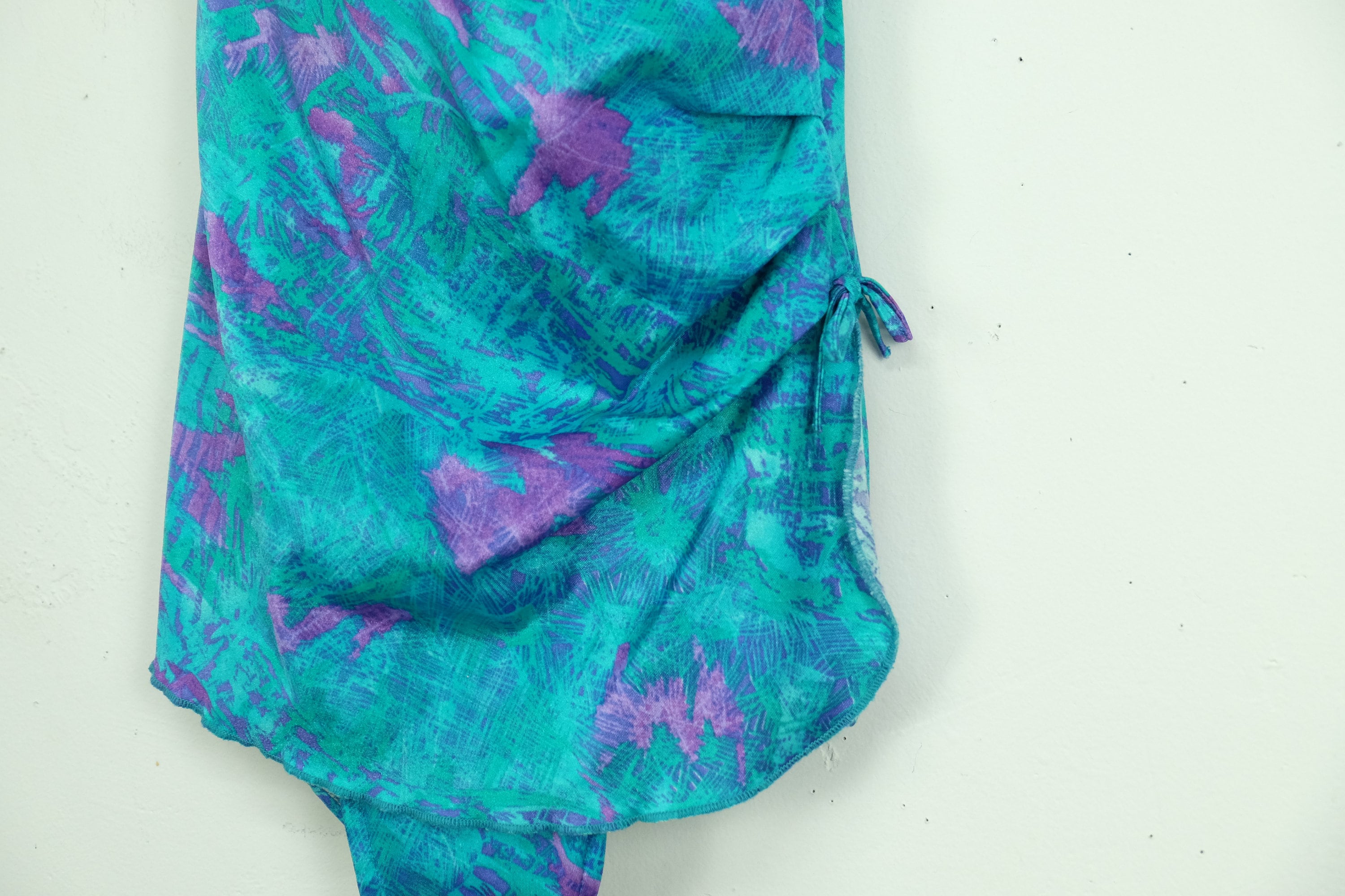 90s Tie Hip One-piece Bathing Suit 90s Pastel Swim One-piece - Etsy