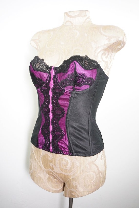 Vintage 80s Lace Corset - Gem