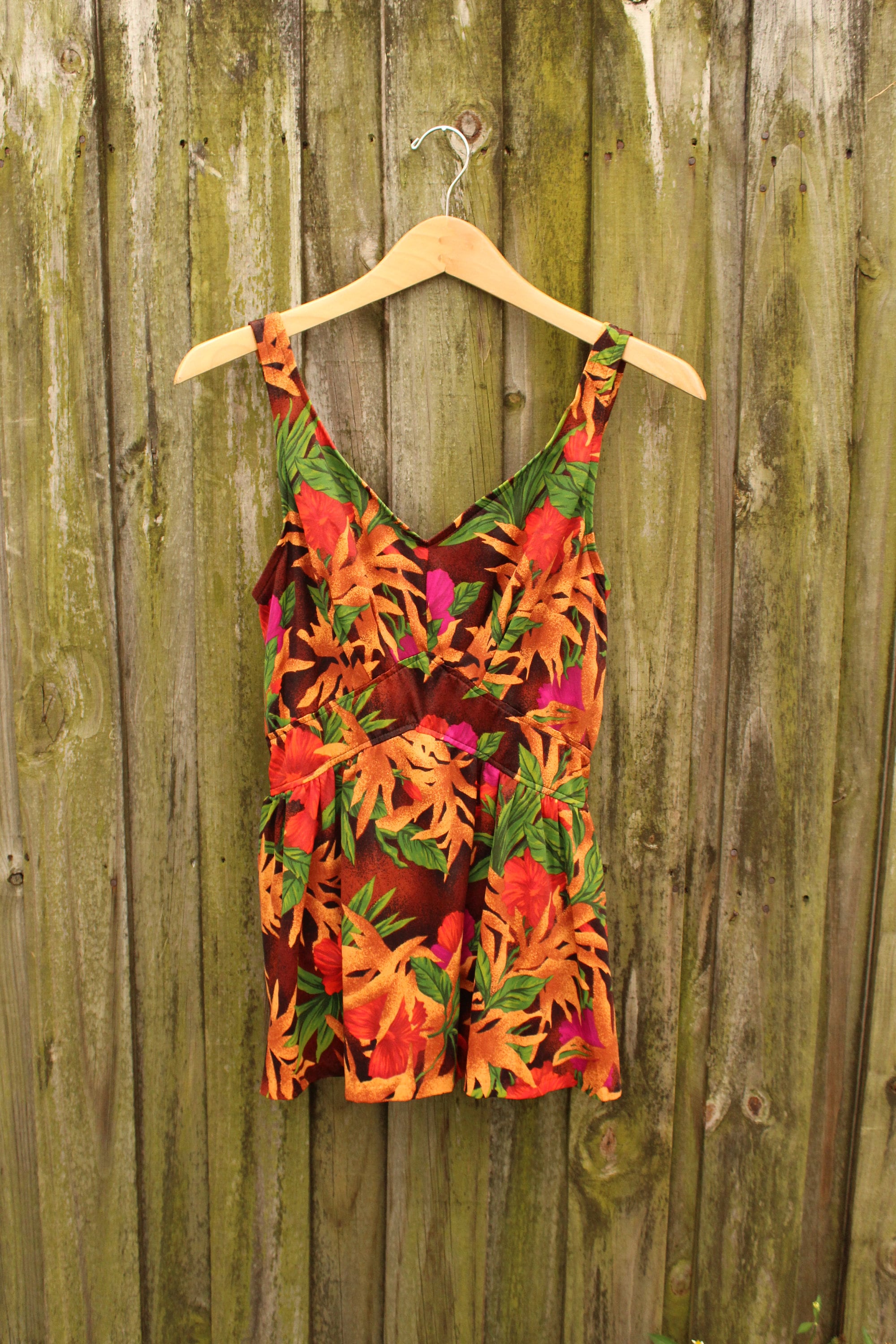 90s Tropical One Piece 90s One Piece Bathing Suit 90s - Etsy