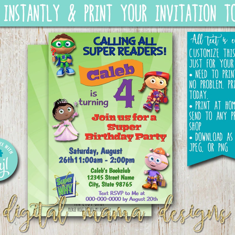 Super Why - Etsy