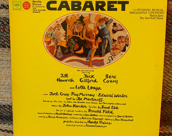 Cabaret Original Broadway Cast Vinyl LP Record Soundtrack - Etsy