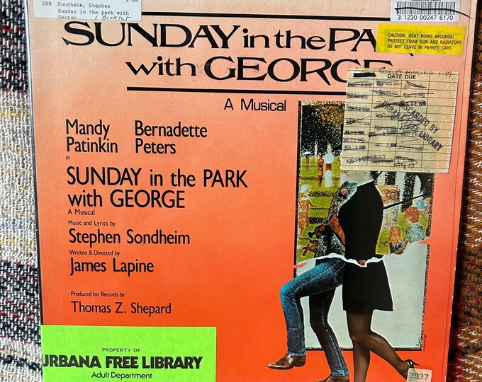Sunday in the Park With George LP Vinyl Record Soundtrack - Etsy