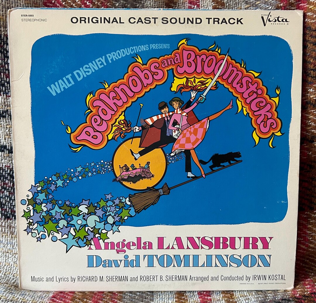 Bedknobs and Broomsticks Disney LP Vinyl Record Soundtrack - Etsy