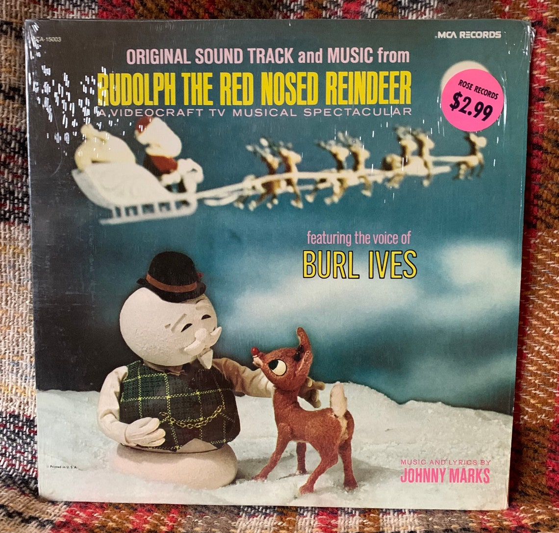 Rudolph the Red Nosed Reindeer Movie Soundtrack LP Bass Rankin - Etsy