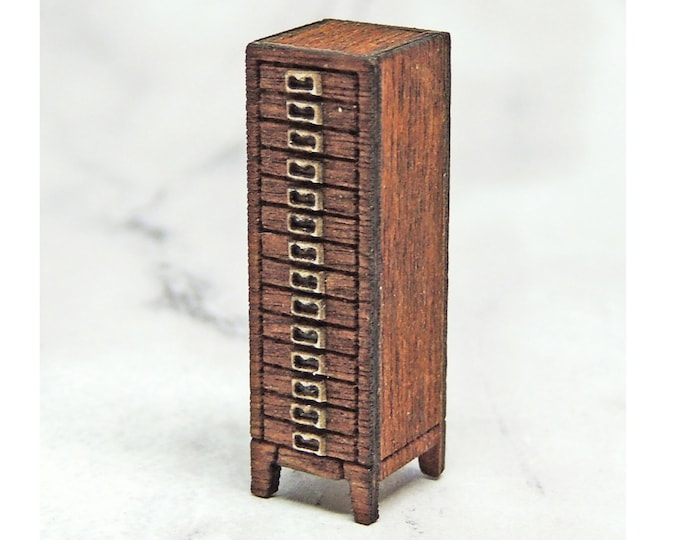 1:48 Antique Filing Cabinet KIT - Etsy