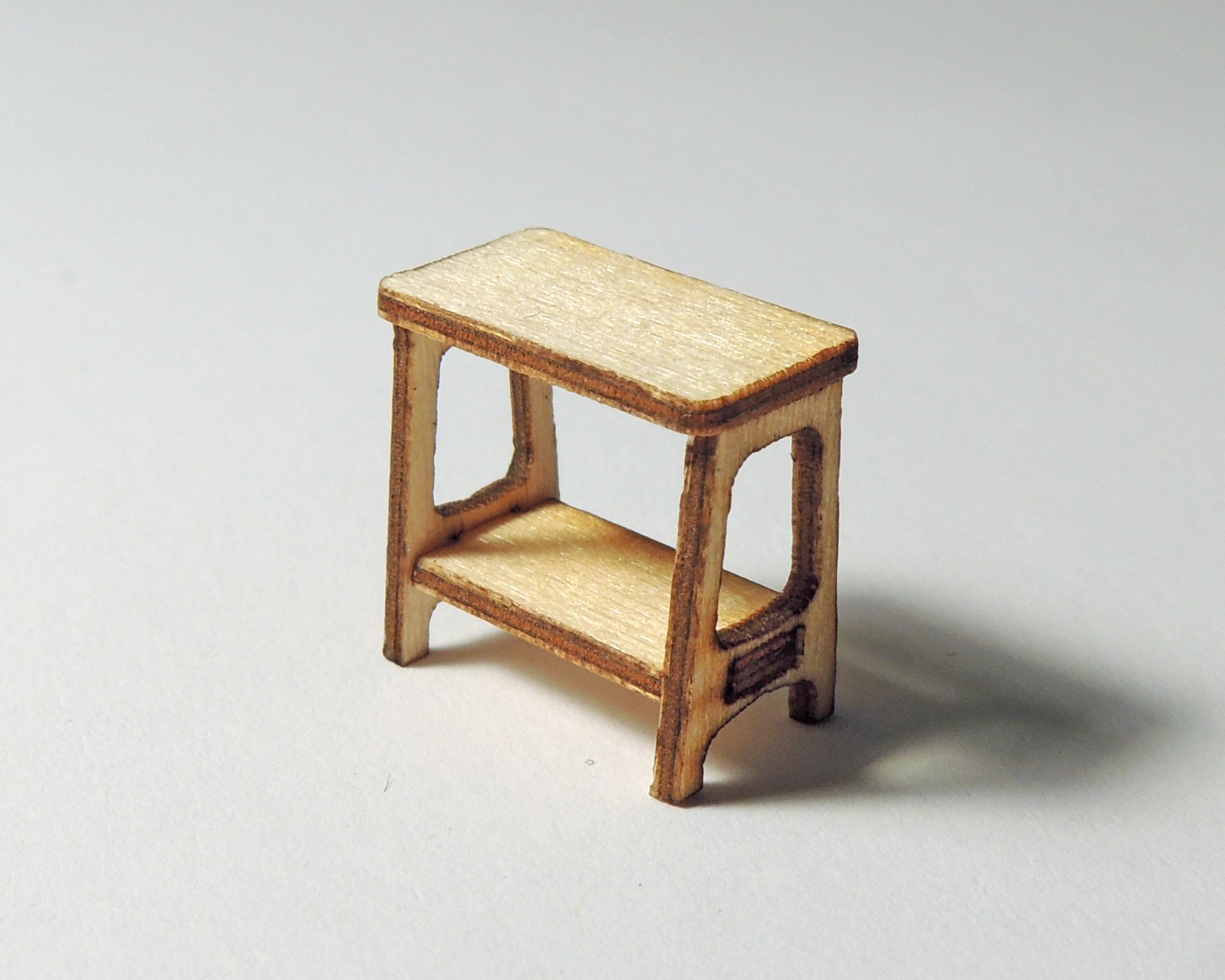1:48 Miniature MCM Side Table KIT - Etsy