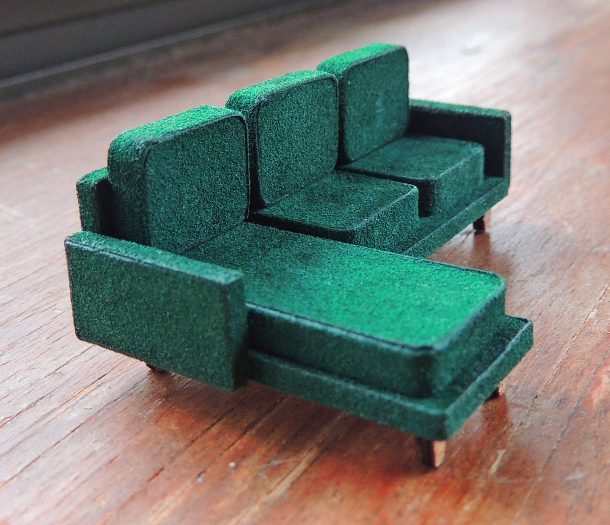 1:48 Miniature Velvet Couch KIT - Etsy