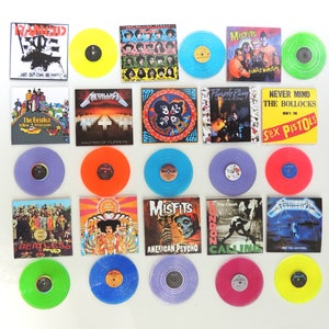 1:12 Miniature Colored Vinyl Record - Etsy