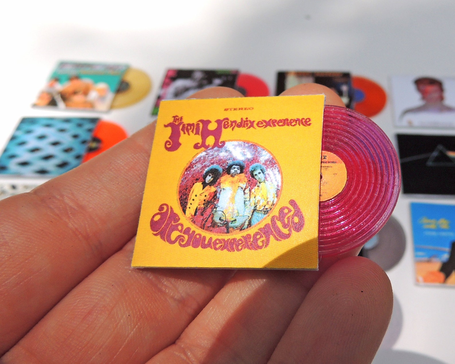 1:12 Miniature Colored Vinyl Record - Etsy