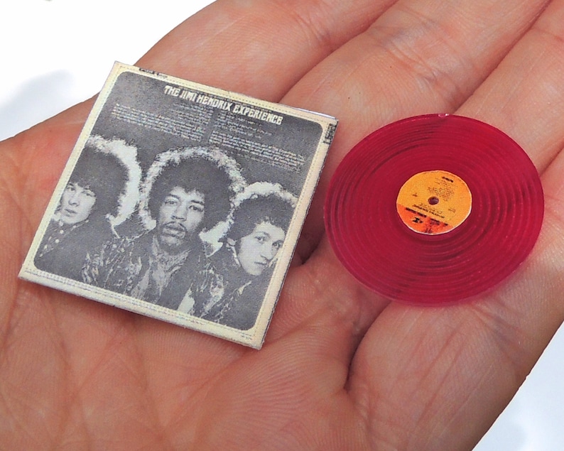 1:12 Miniature Colored Vinyl Record - Etsy