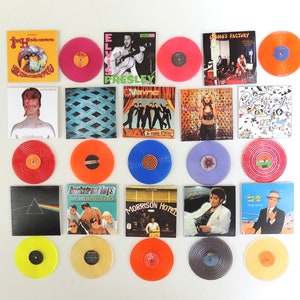 1:12 Miniature Colored Vinyl Record - Etsy