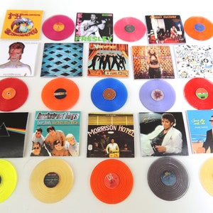 1:12 Miniature Colored Vinyl Record - Etsy