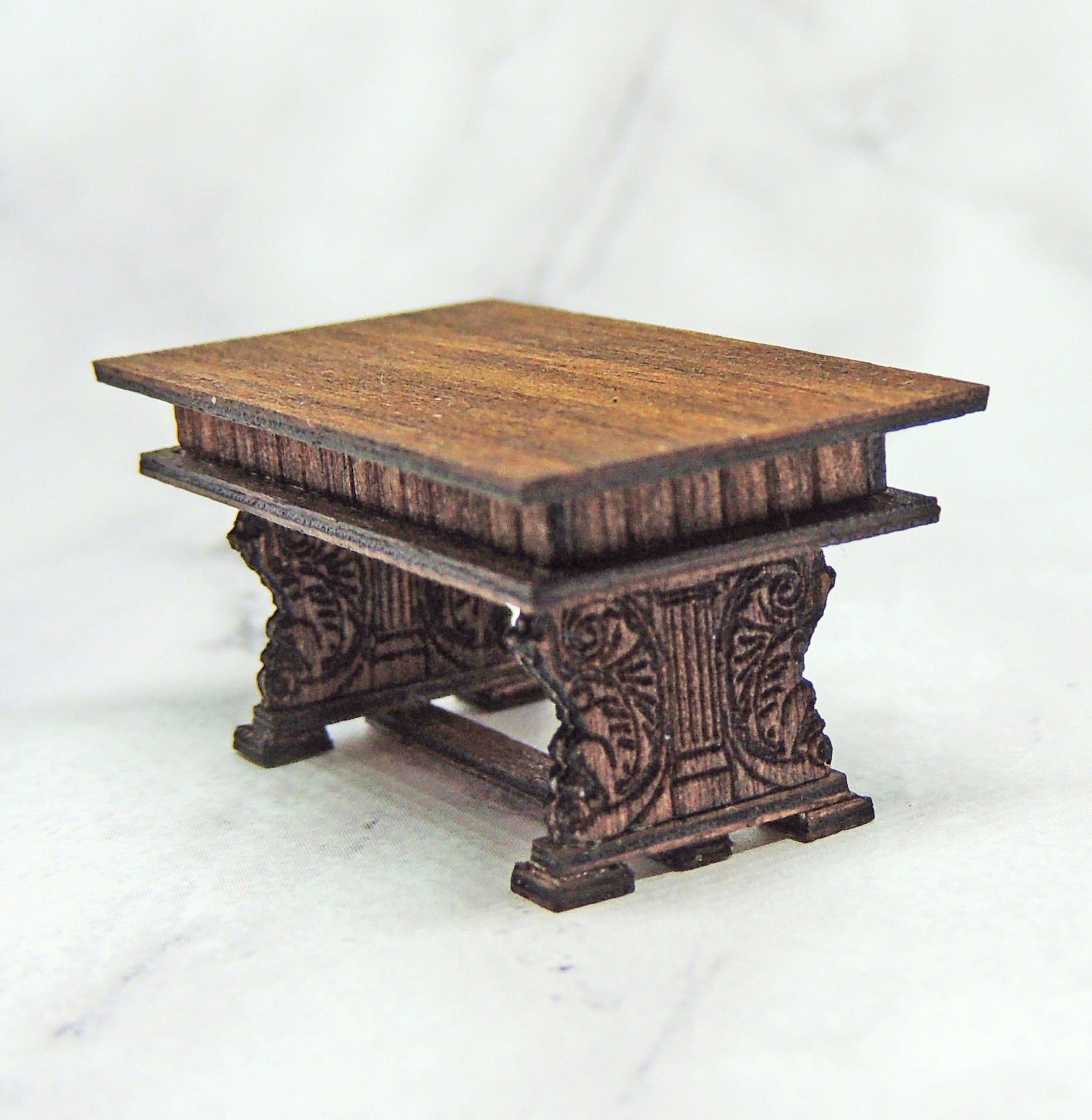 1:48 Carved Gothic Table KIT - Etsy