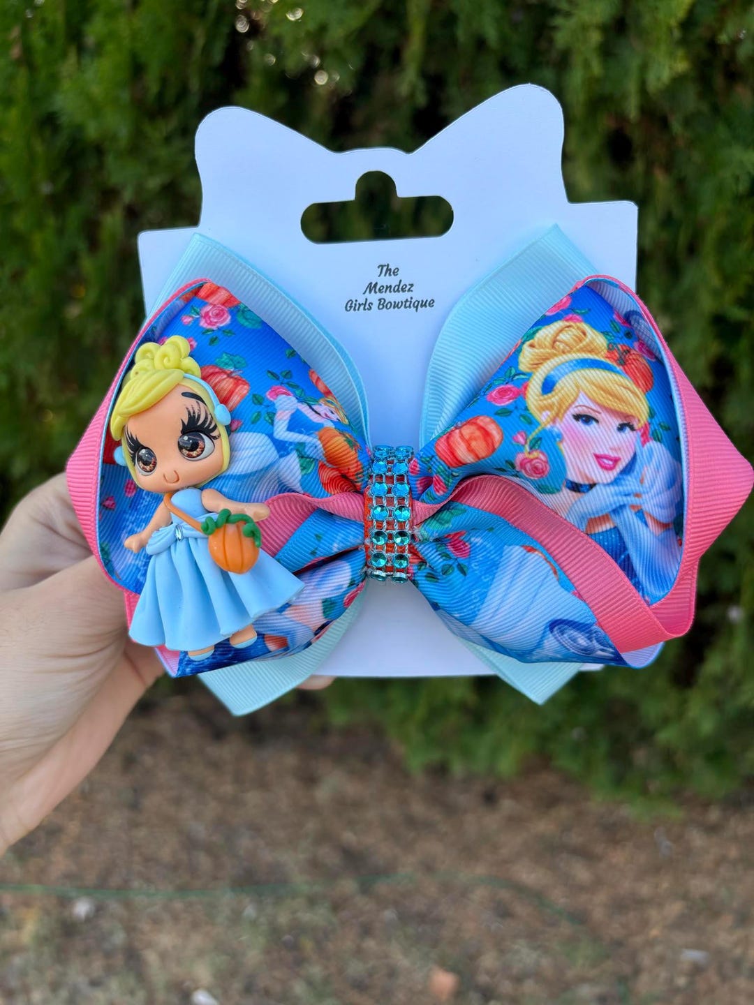 Princess Maid Hairbow: Character Theme Bow With Clay Doll - Etsy