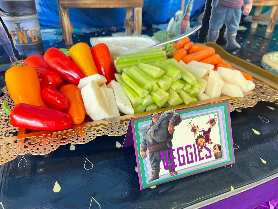 Raya and the Last Dragontable Food Tents 6ct - Etsy