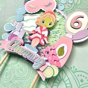 Spa/ Pamper/ Spa Theme Birthday Cake Topper - Etsy