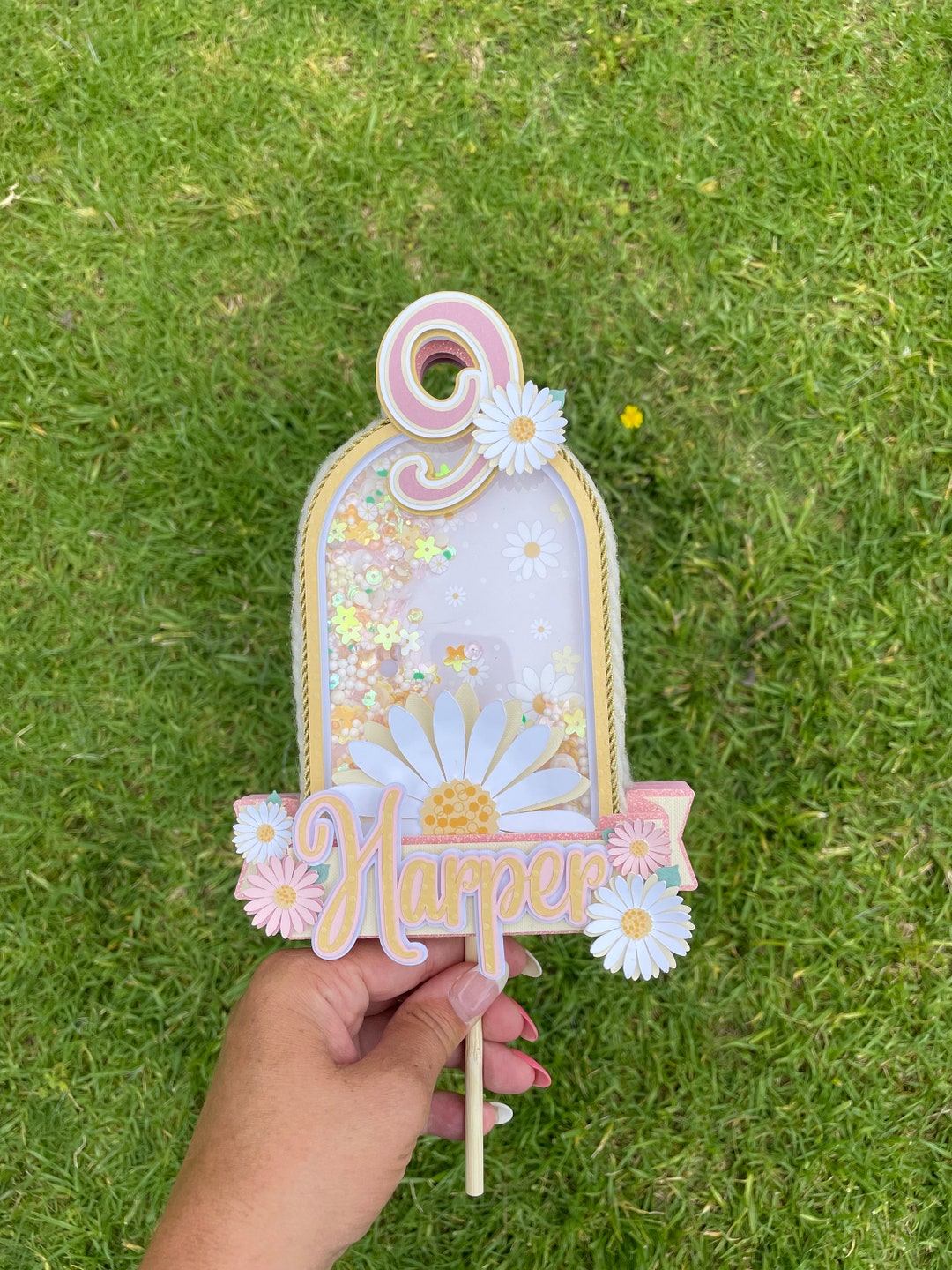 Daisy Cake Topper - Etsy
