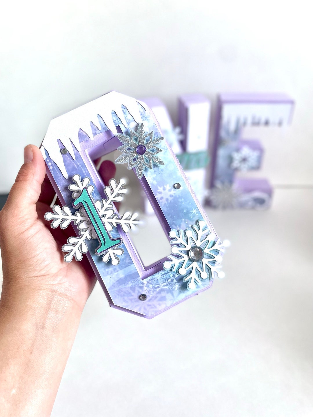Winter One-derland 3D Letters/ Wonderland Party Props - Etsy