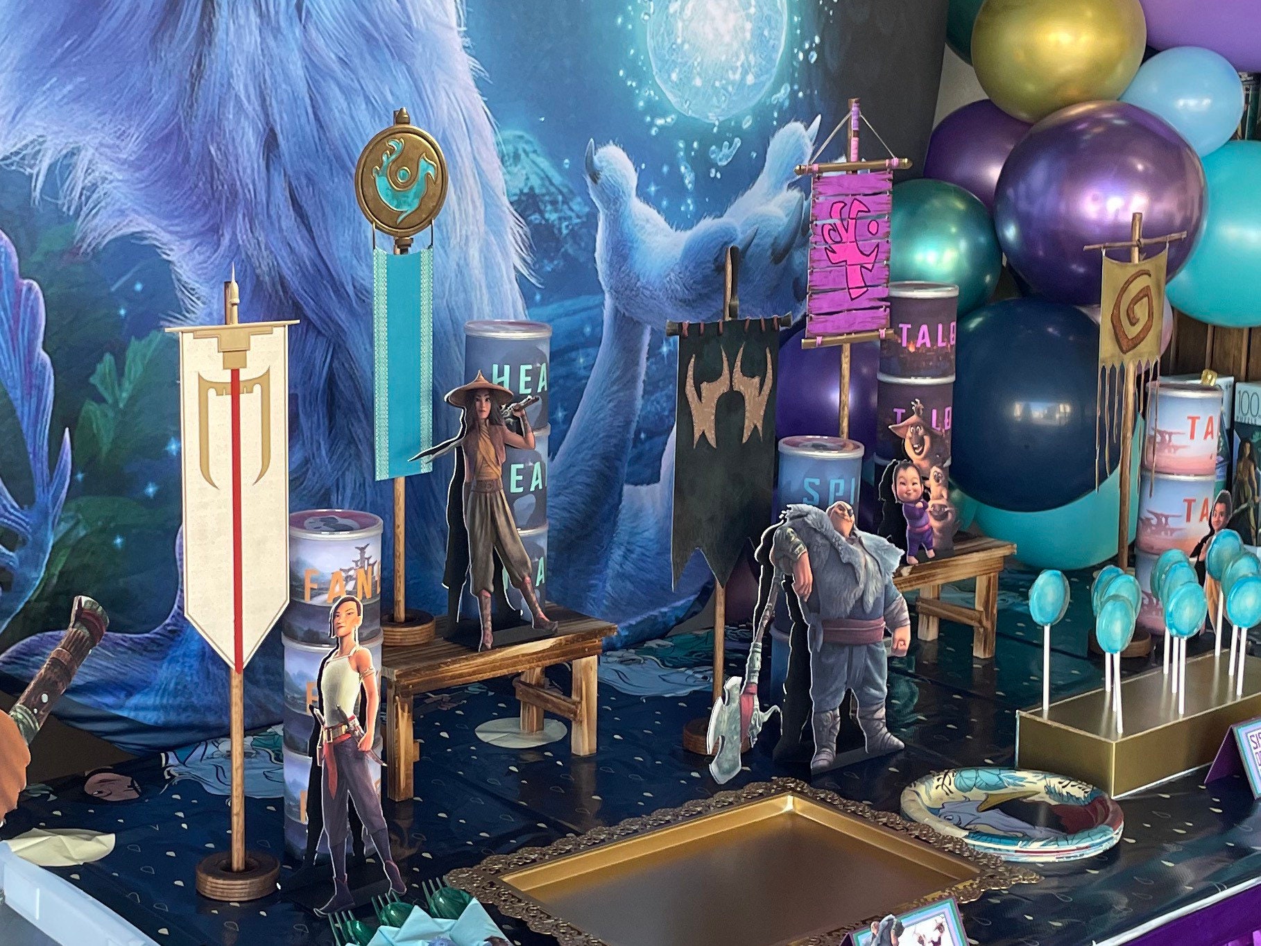 Raya and the Last Dragon Kumandra Tribe Flags - Etsy Australia