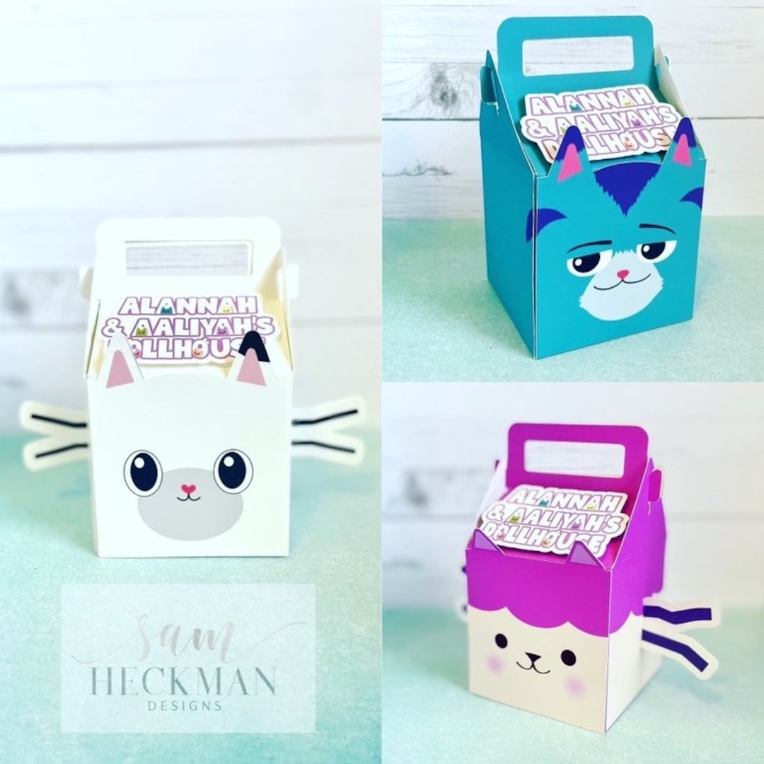 Gabby Cat Gable Box/gabby Cat Party Favors/ Gabby Cats/gabby's ...