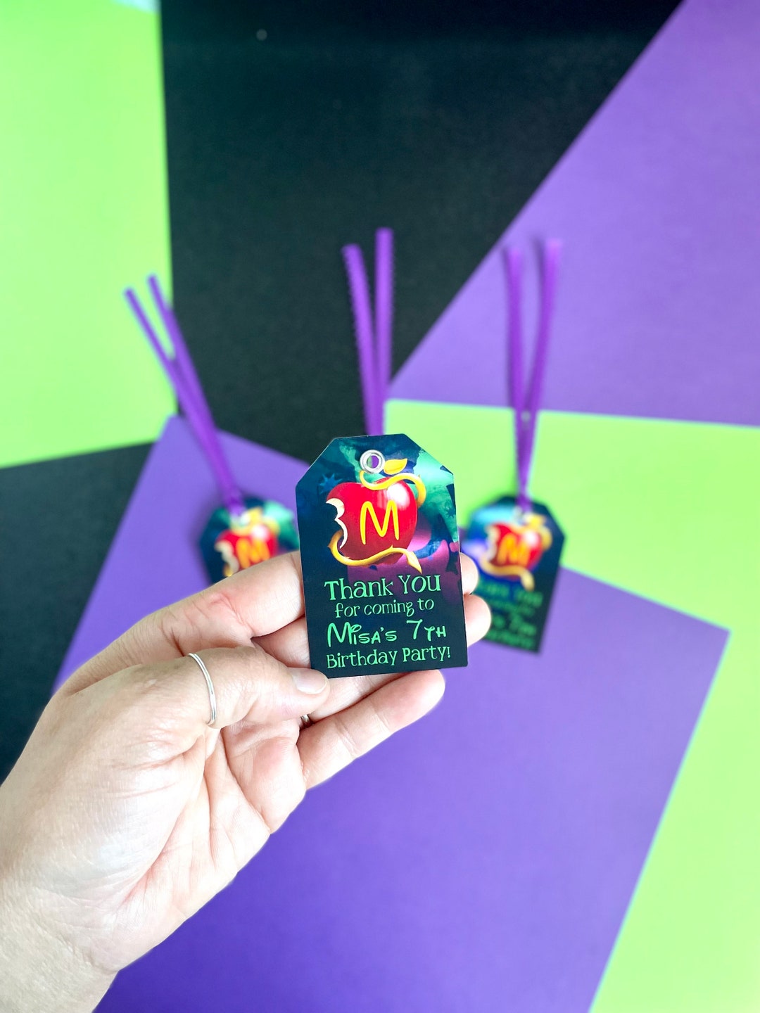 Descendants Favor/ Thank You Tags - Etsy