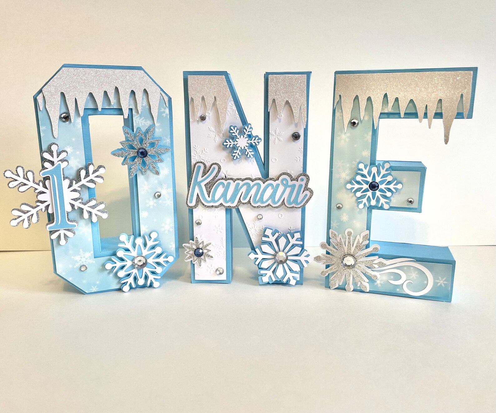 Winter One-derland 3D Letters/ Wonderland Party Props - Etsy