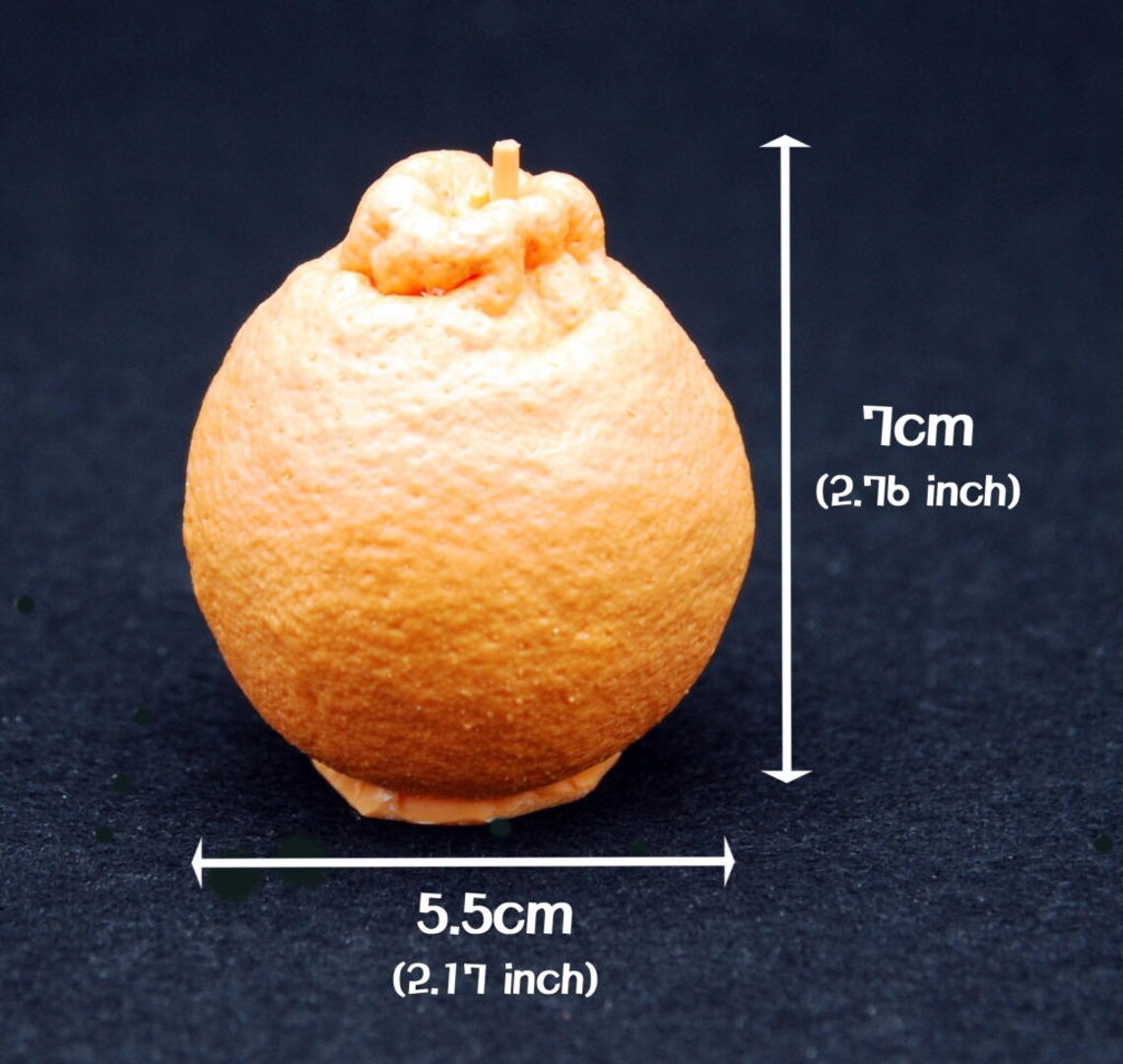 Orange Silicone Mold Sugarcraft Ornament Candle Soap Mould - Etsy