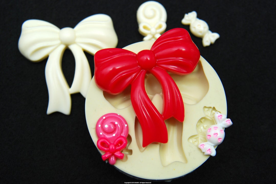 Silicone Mold Ribbon Set2 Casting Mold Ribbon Set2 Candle,raysin ...