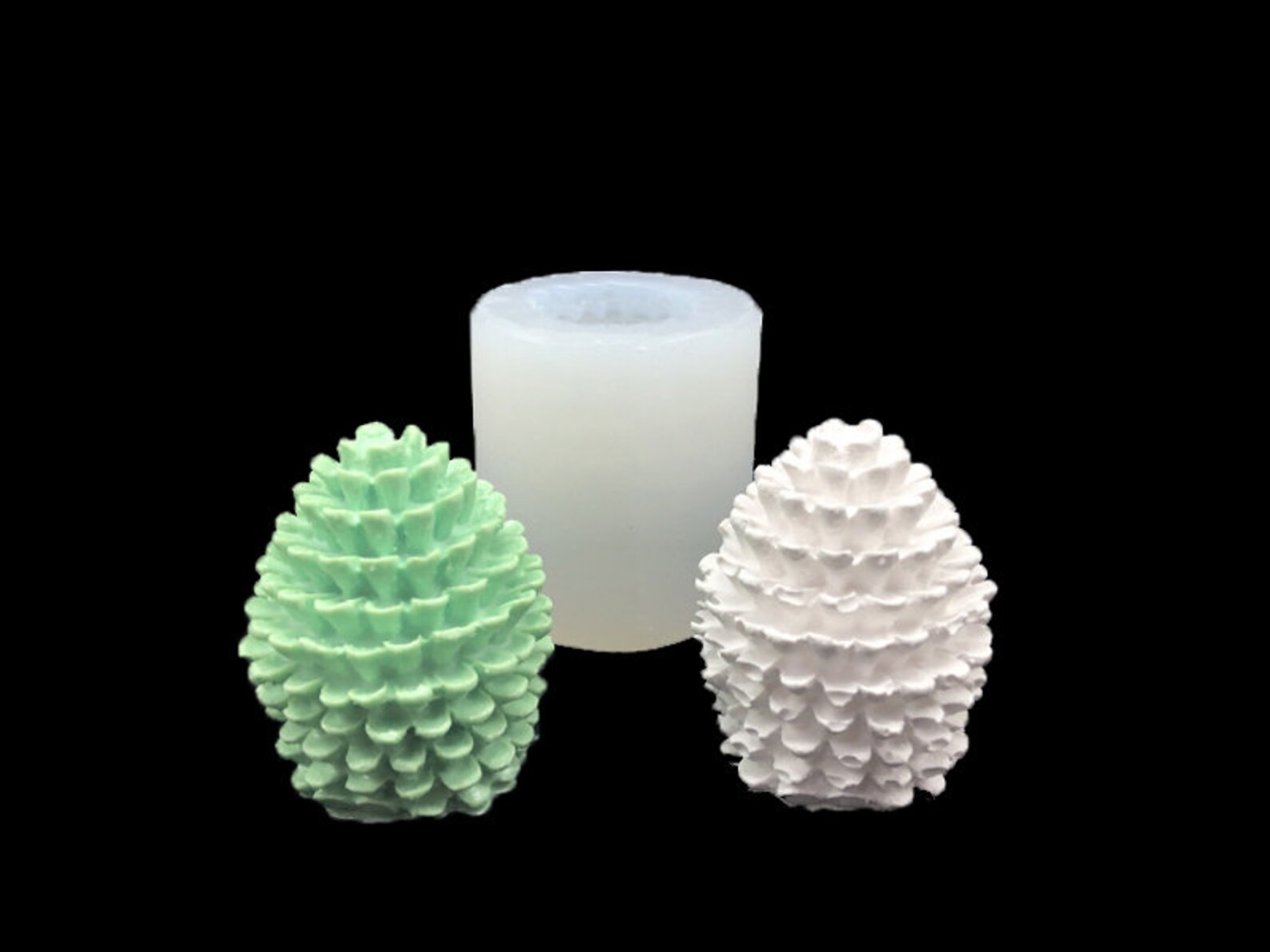 3D Pine Cone Handmade Silicone Mold Mould for Making Candle - Etsy