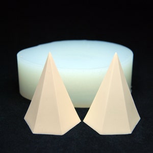Silicone Mold 2D Pyramid Molds Casting Mold 2D Pyramid Molds Candle ...