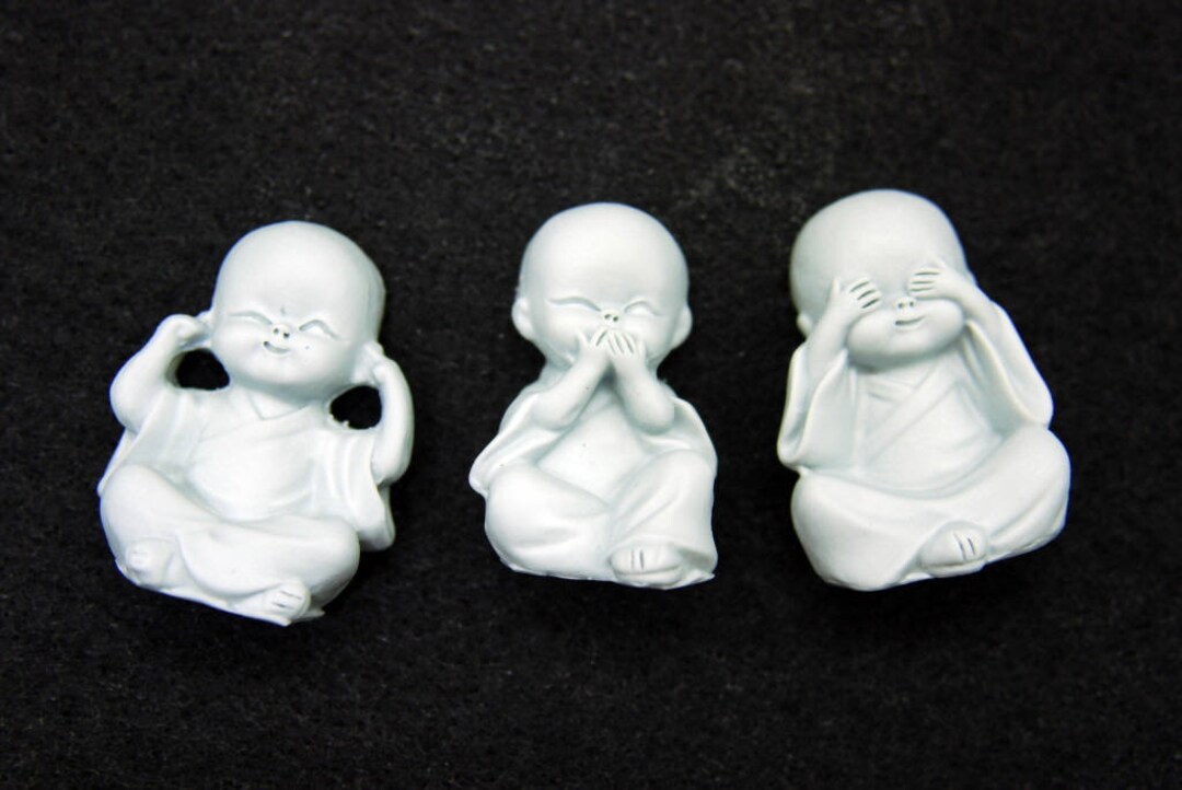 Silicone Mold 2D Monk Set Casting Mold 2D Monk Set Candle, Raysin ...