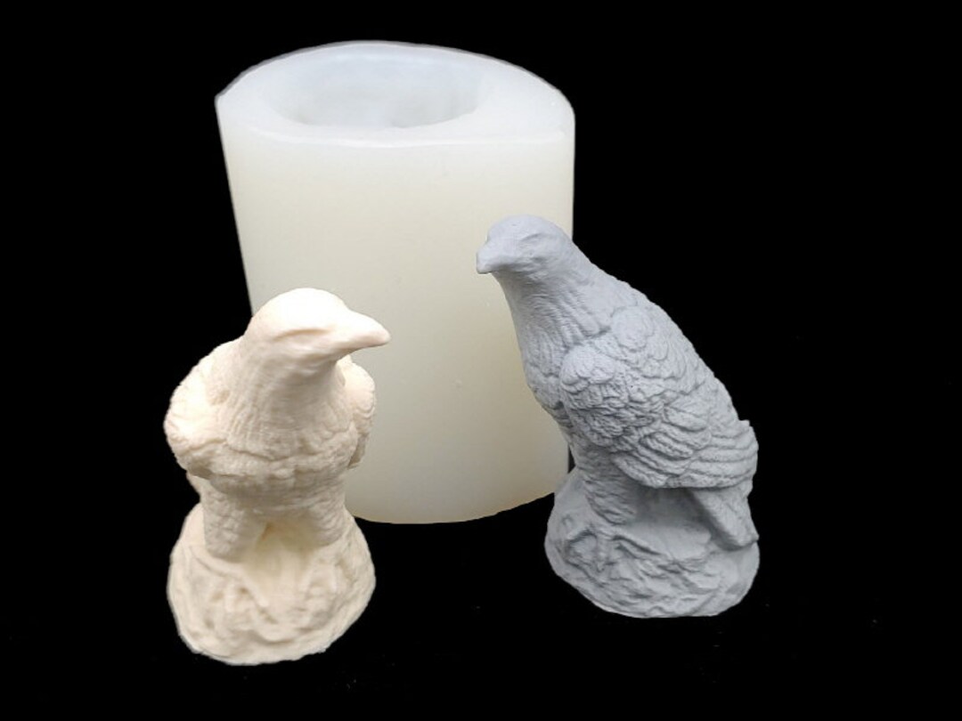 Silicone Mold 3D Eagle L Casting Mold 3D Eagle L Candle, Raysin ...