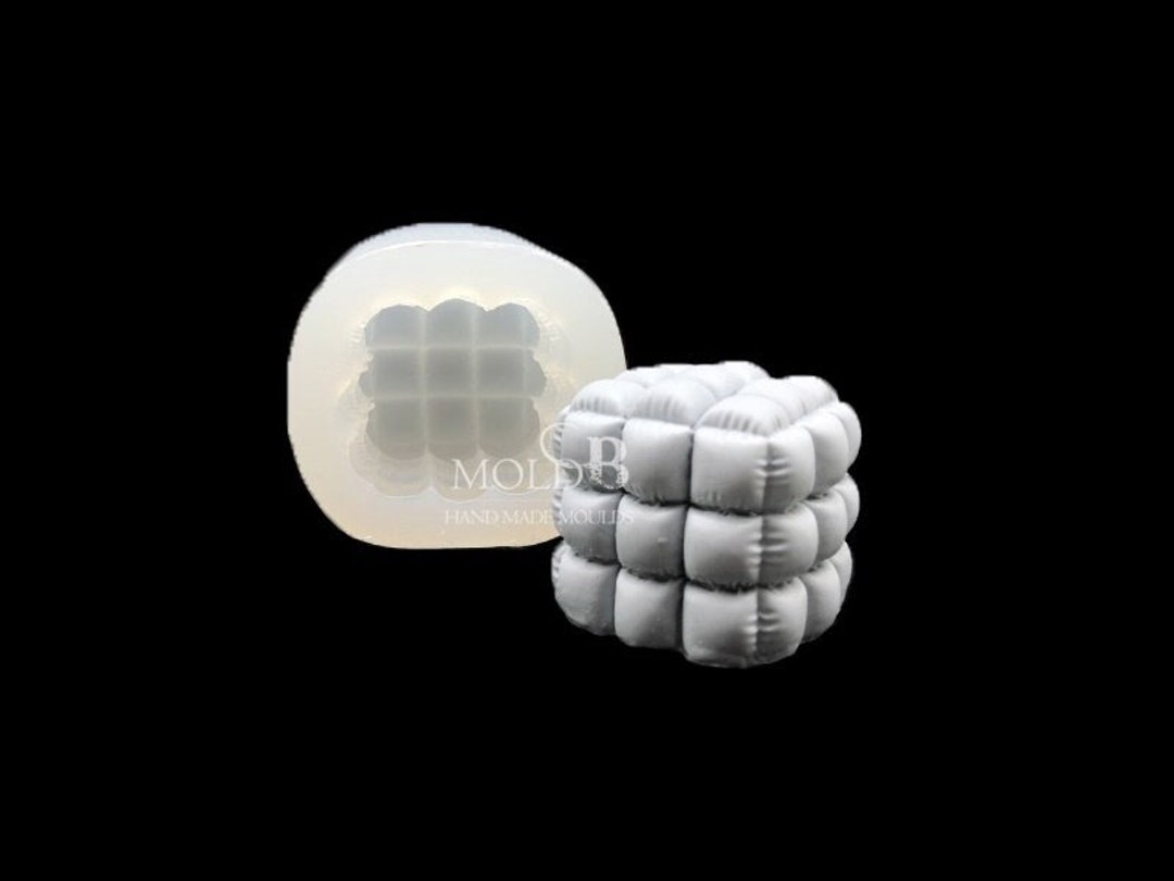 Bubble Cube,silicone Mold,chocolate Flower Ornament Candle Soap Moulds ...