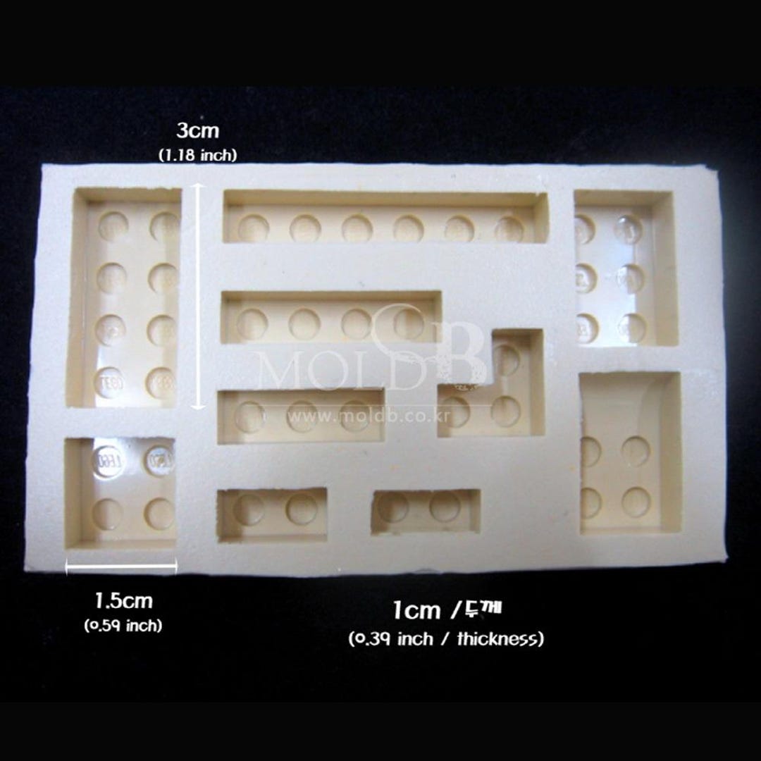 Silicone Mold Lego Casting Mold Candle, Raysin, Decoration, Concrete ...
