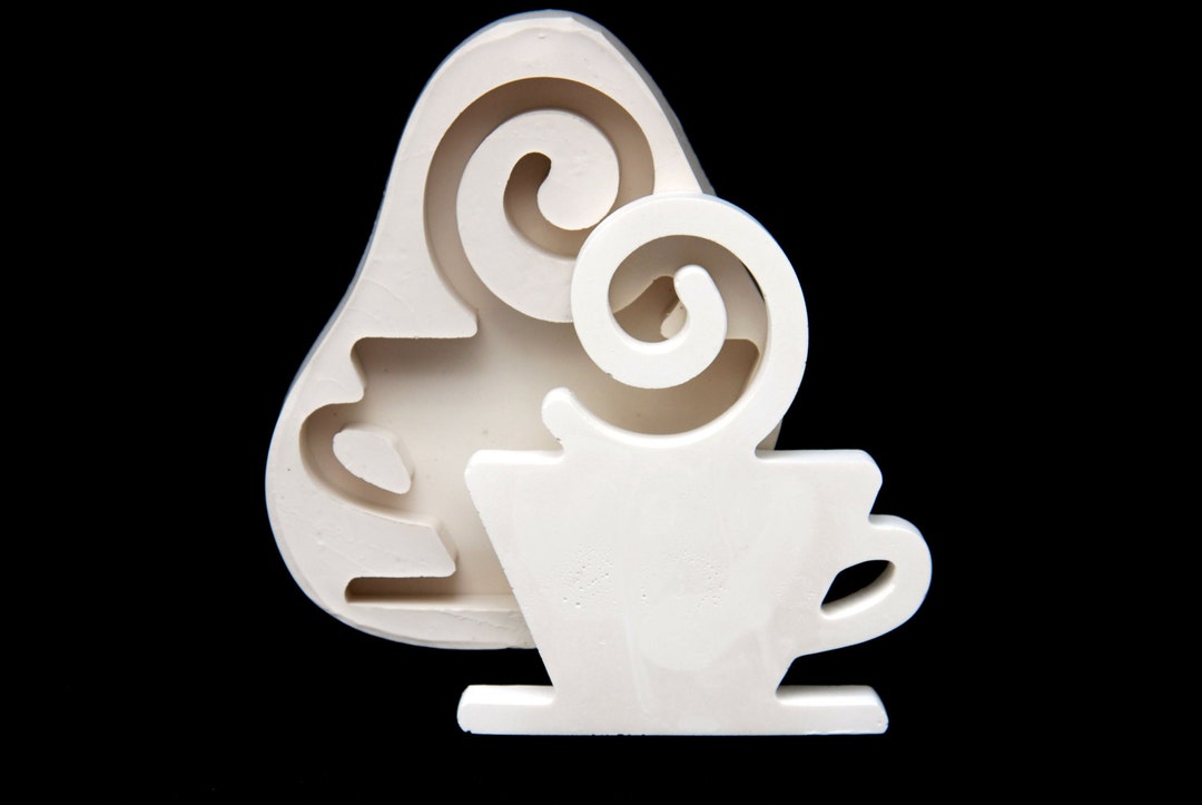Silicone Mold Coffee Glass Casting Mold Candle, Raysin, Decoration ...