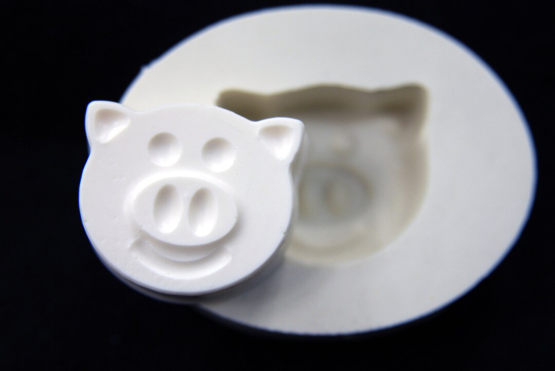 Silicone Mold Cute Pig Casting Mold Candle, Raysin, Decoration ...