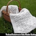 Weekend Basketweave Baby Blanket Knitting Pattern - Etsy