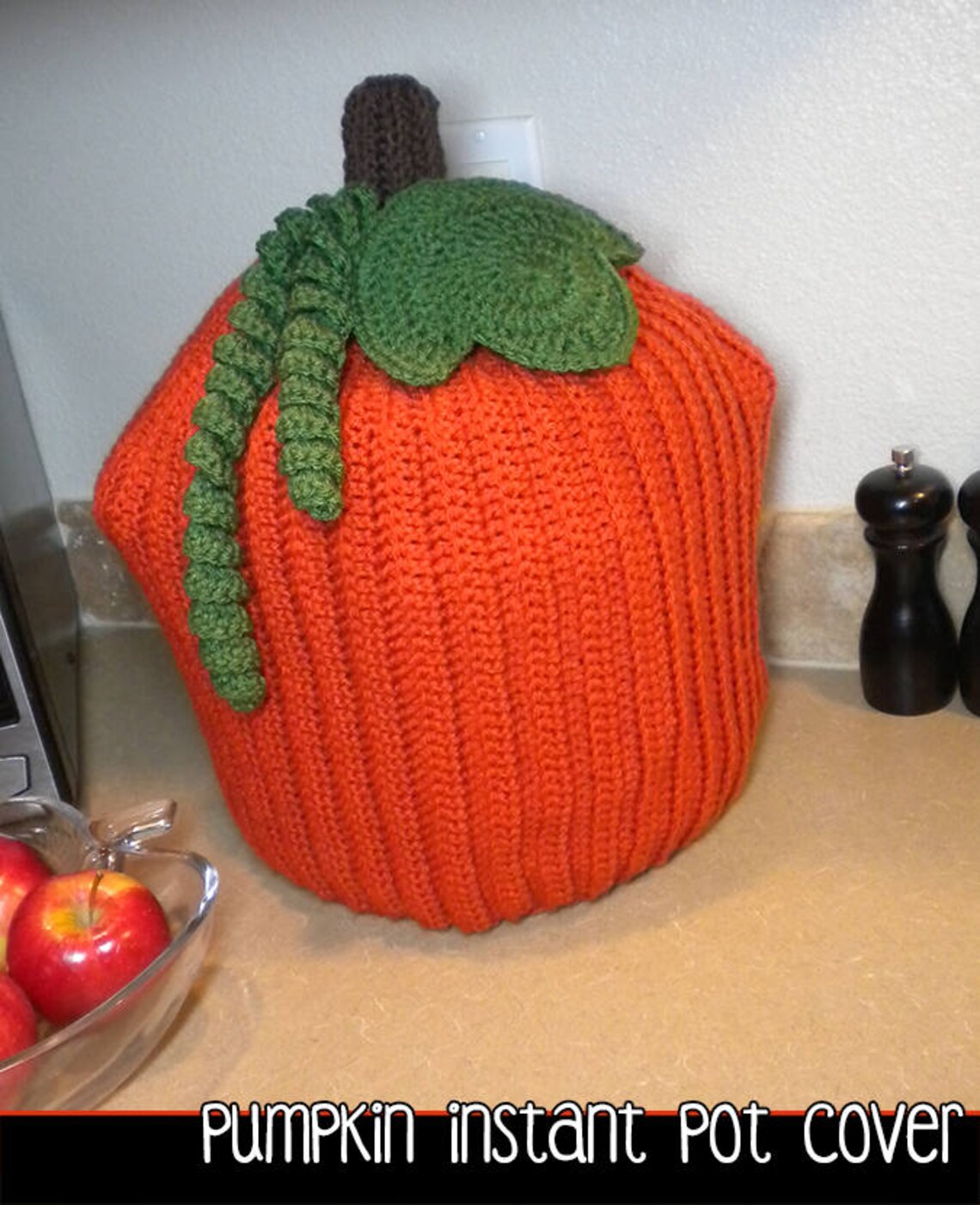 Pumpkin Instant Pot Cover Pattern - Etsy