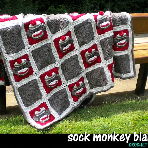 Monkey Baby Blanket - Etsy