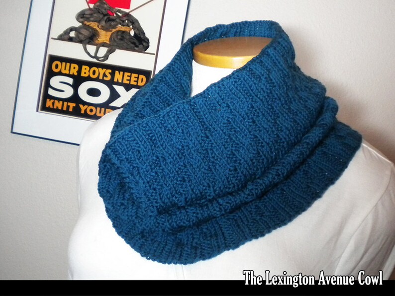 The Lexington Cowl Knitting Pattern - Etsy