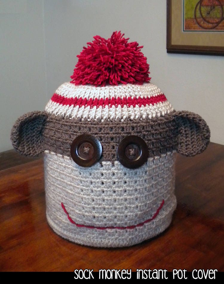 Sock Monkey Instant Pot Cover Pattern - Etsy