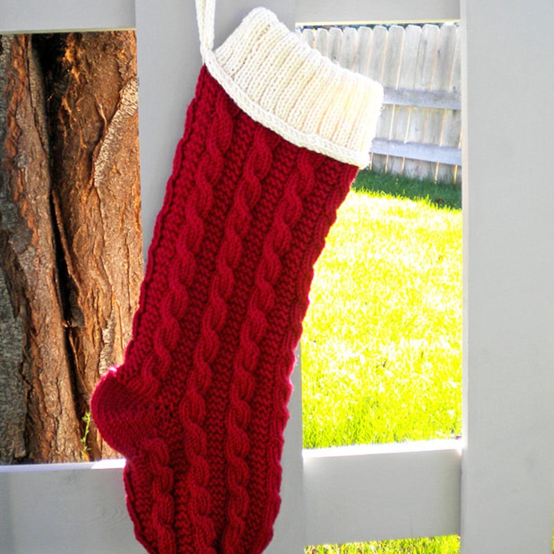 Stocking Knitting Pattern - Etsy