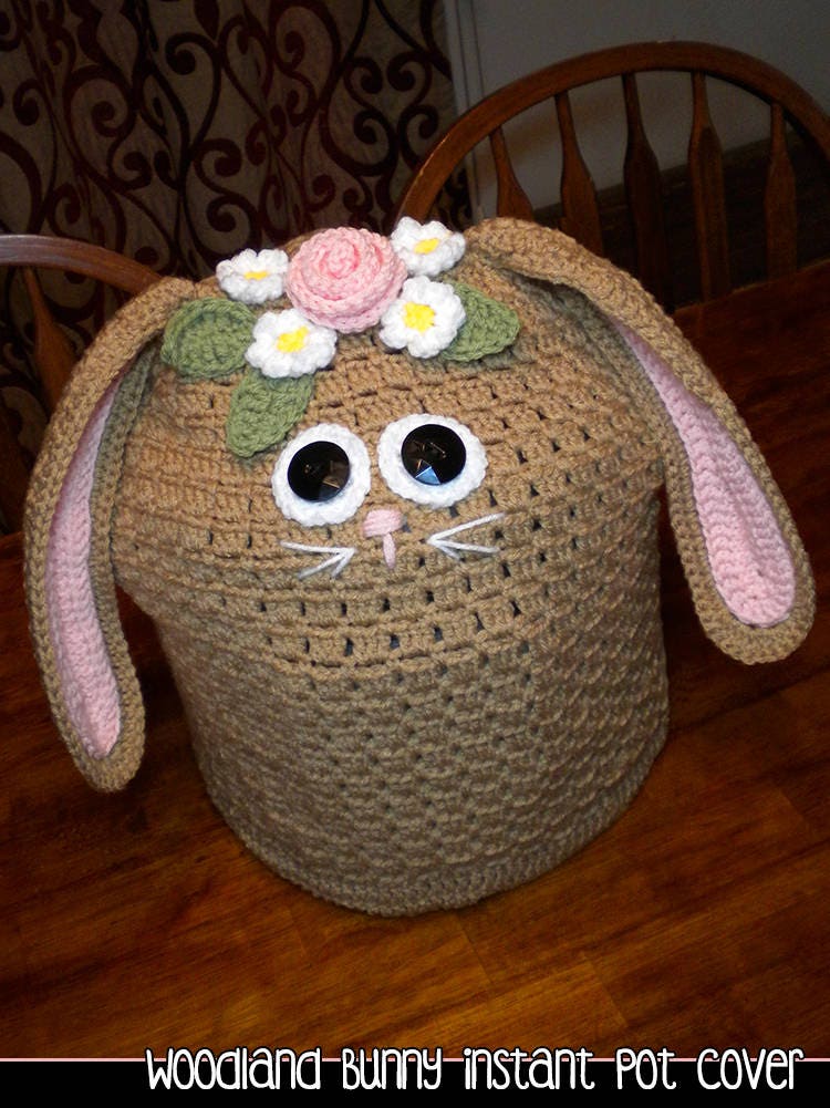 Woodland Bunny Instant Pot Cover Pattern - Etsy