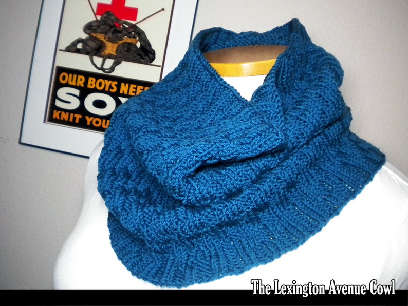 The Lexington Cowl Knitting Pattern - Etsy